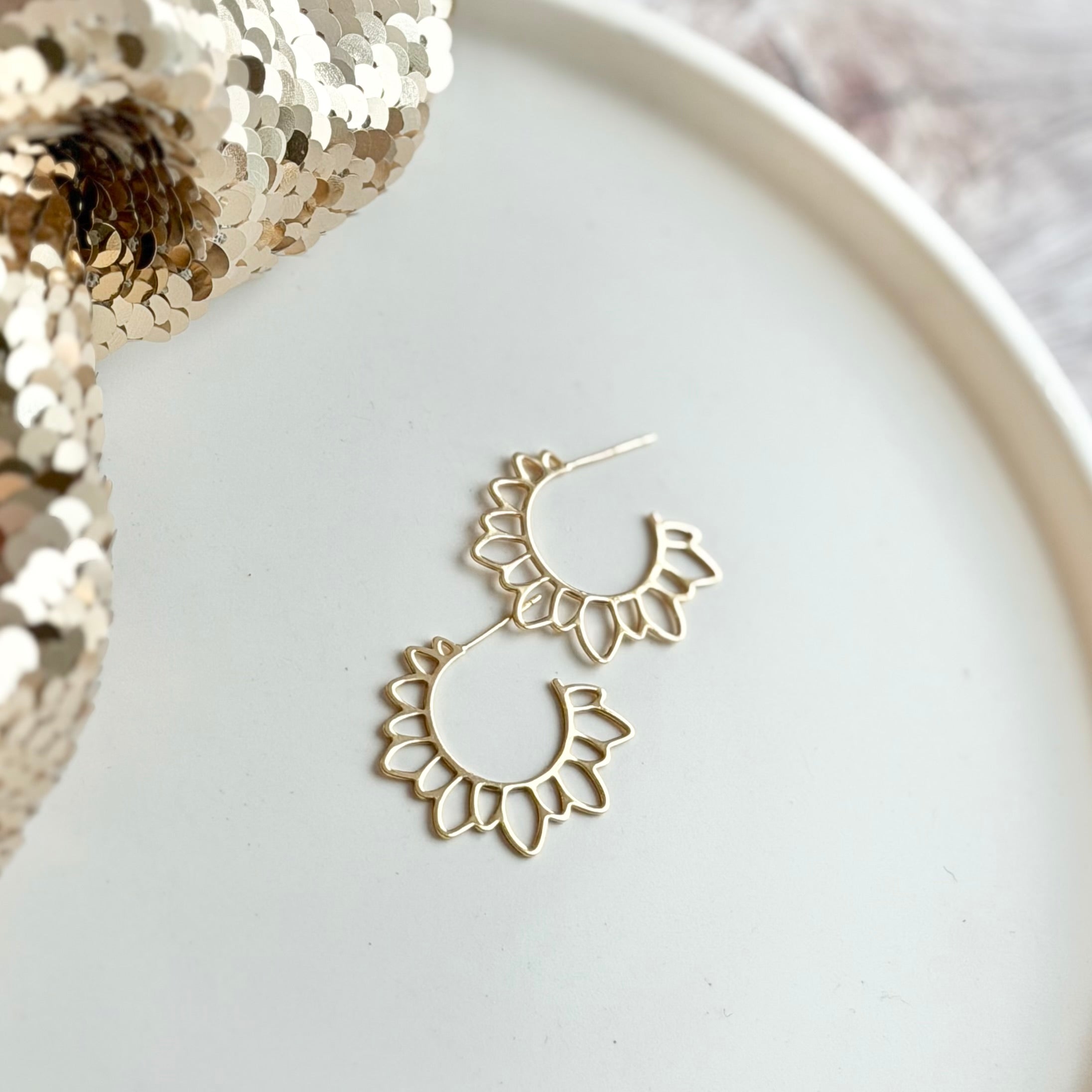 Gold Earrings – Beloved Designs